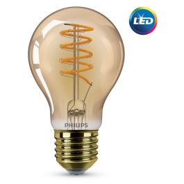 Philips LED Dimmable Vintage Light Bulb 4-25W ST64 E27 Gold 1800K (PHI ...