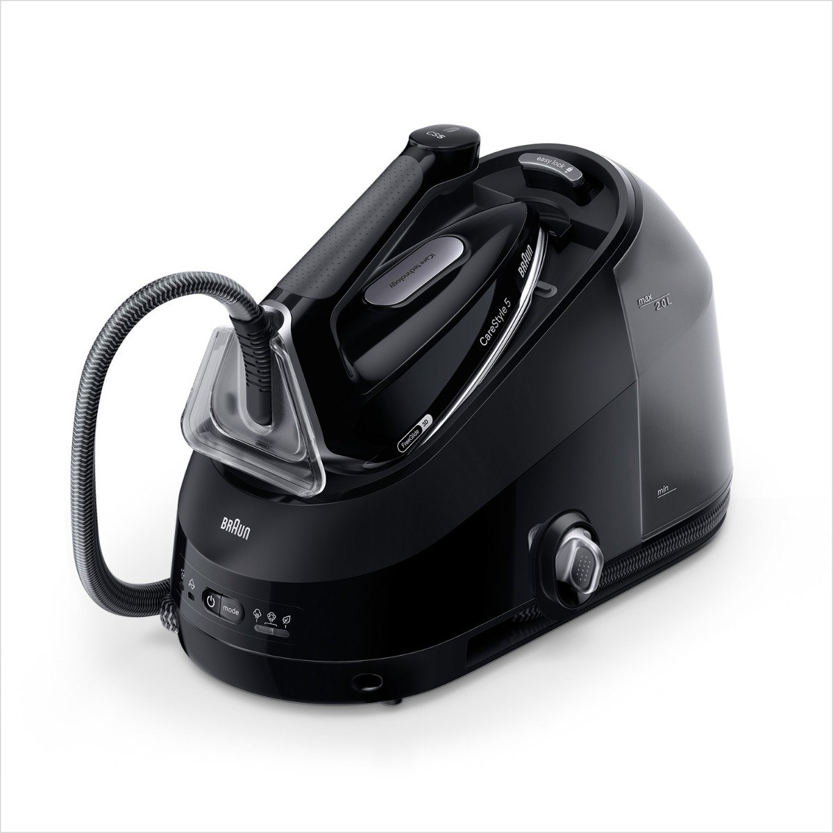 Braun CareStyle 5 Steam Generator Iron 2400W, 7.5 Bar, 510g/min steam ...